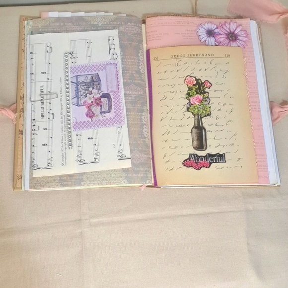 Hand Crafted | Other | Handmade Junk Journal Diary Memory Keepsake With ...